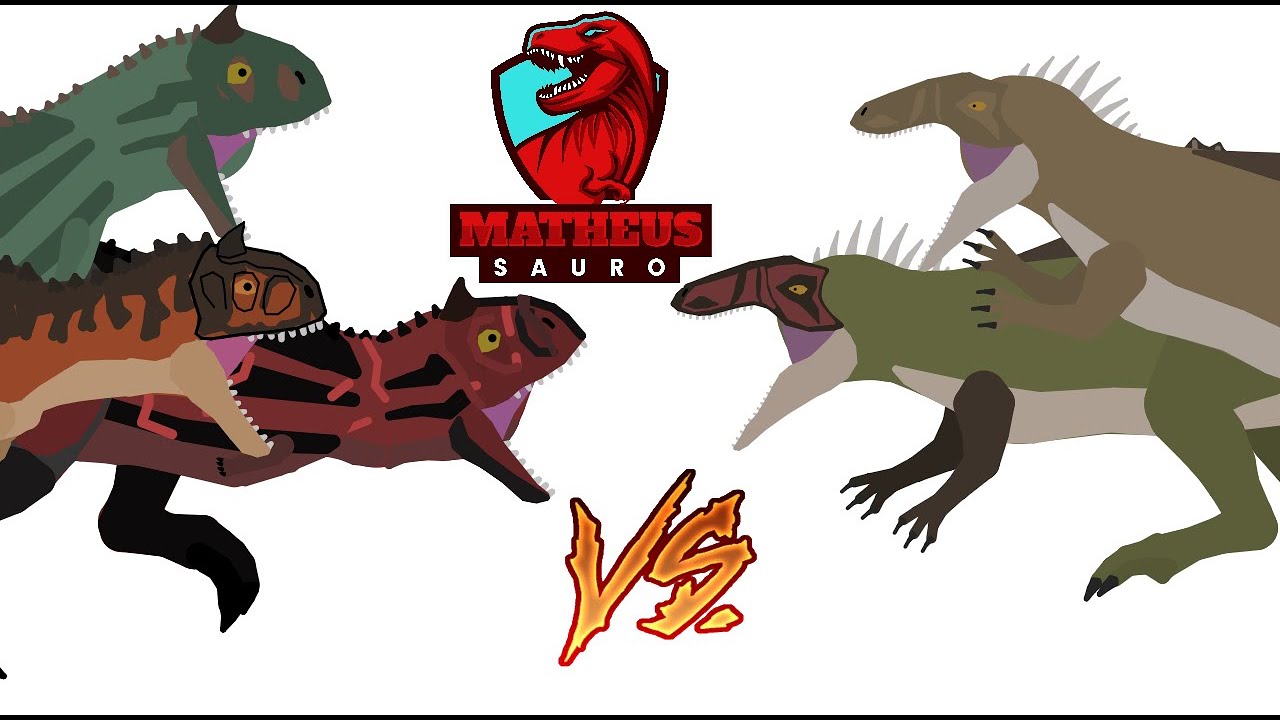 Pivot Carnotaurus vs Becklespinax Epic Battle Animation Mini Movie # ...