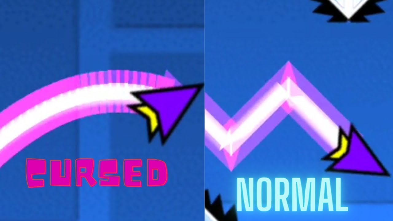 Cursed GD Vs. Normal GD - YouTube