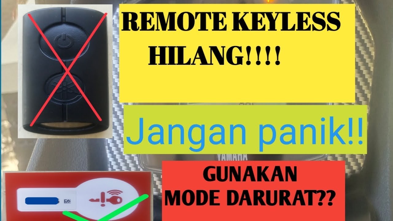 Remote keyless nmax hilang!!! Jangan panik, Gunakan mode darurat?? #Babangalelchannel - YouTube