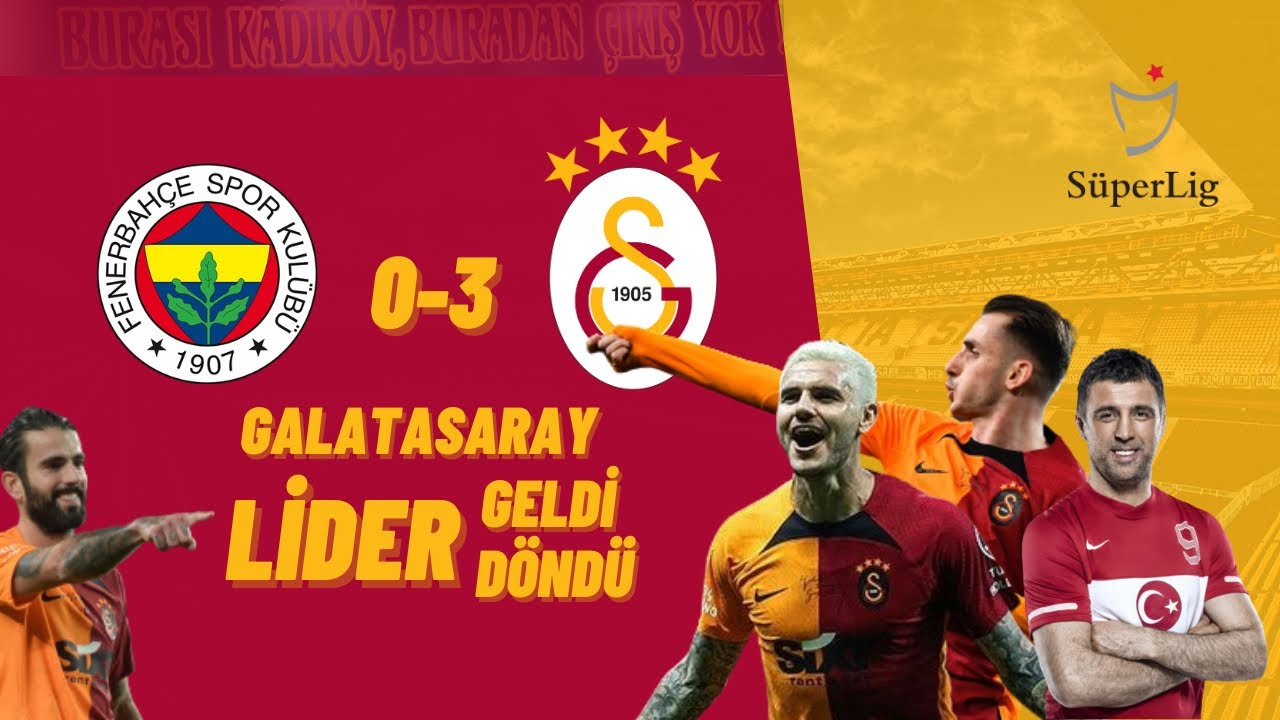 Lider Geldi Lider D nd Fenerbah e 0 3 Galatasaray YouTube Lider Geldi Lider D nd Fenerbah e 0 3 Galatasaray YouTube
