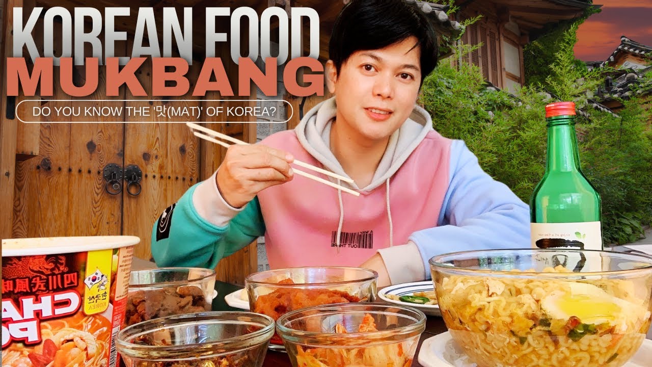 MUKBANG: EATING KOREAN FOOD, SPEAKING THE KOREAN LANGUAGE | WHAT IS 맛 ...