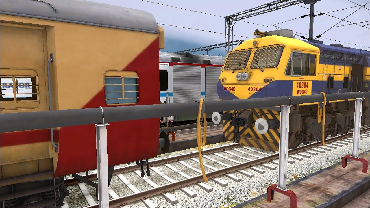 WAP-7 ELECTRIC 💫 ENGINE COUPLING INDIAN RAILWAY EXPRESS /Indian ...