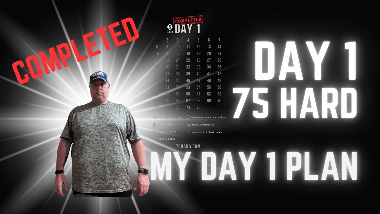 Day 1 75 Hard - My Day 1 Plan - YouTube