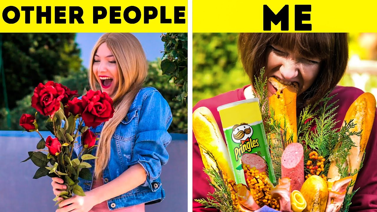 OTHER PEOPLE VS ME! || 35 FUNNY MOMENTS WITH DIFFERENT TYPES OF PEOPLE ...