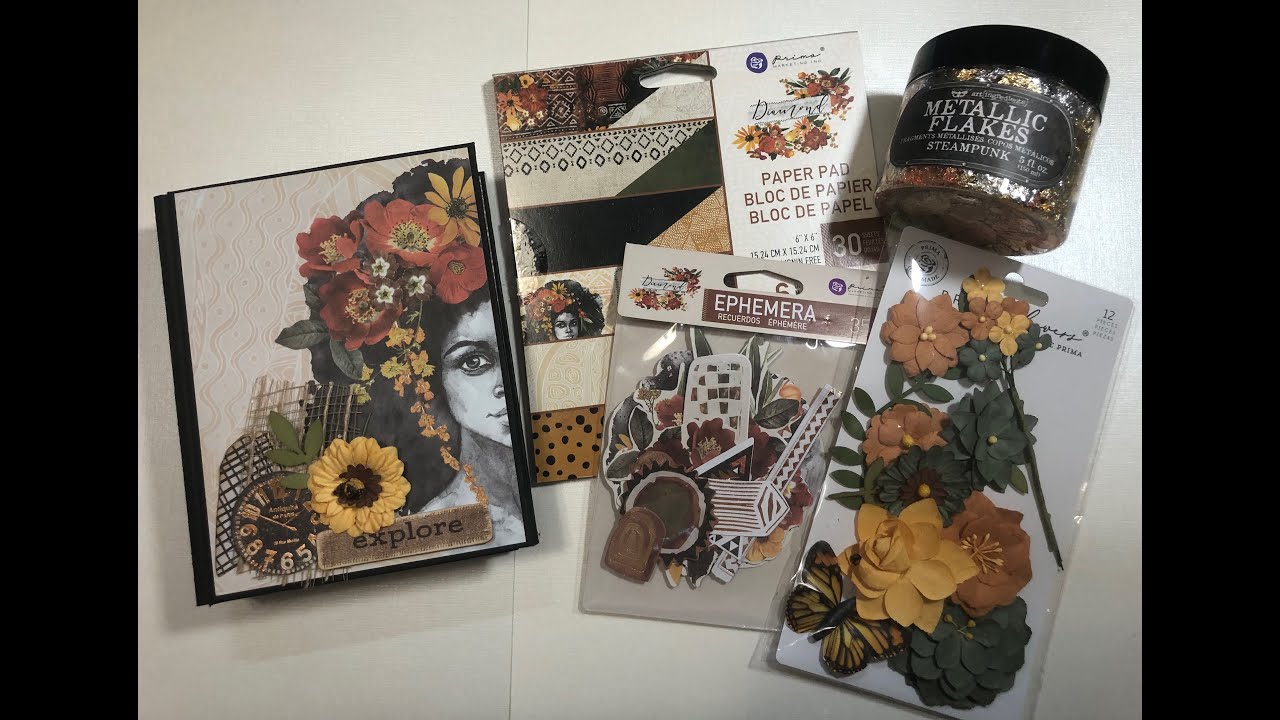 CCC DT Project Mini Album F. Prima Diamond Tutorial - YouTube