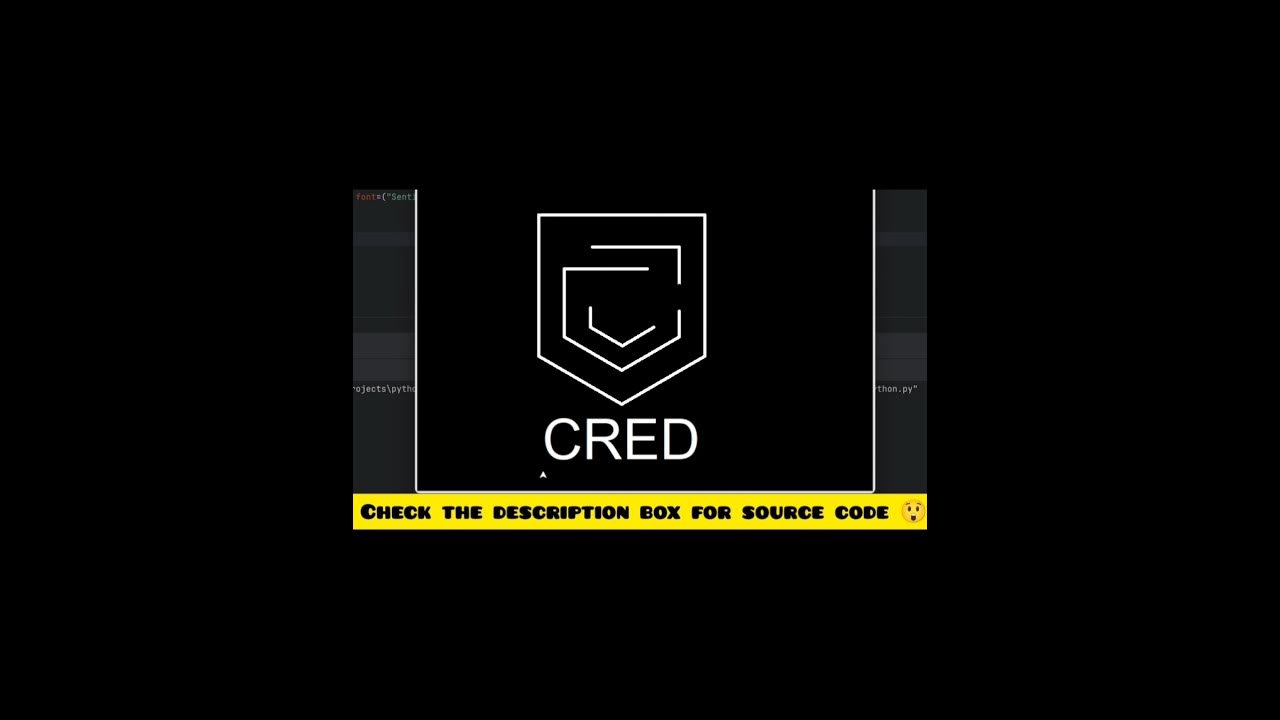 Cred logo in python turtle - YouTube