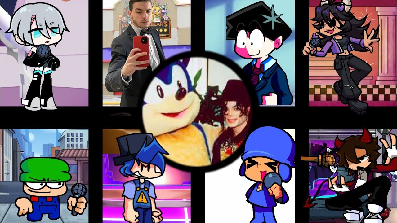 Lore (LOCK-ON mix) but every turn a different character sings (FNF Lore ...