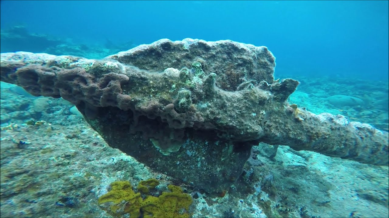 scuba diving in search for sunken treasure shipwrecks - YouTube