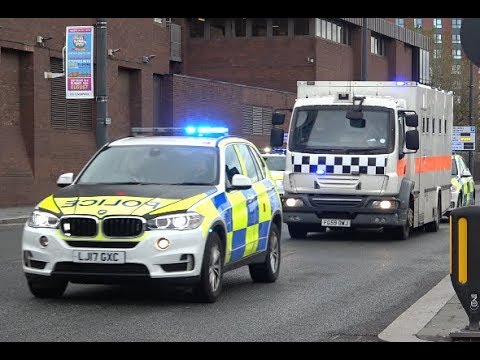 Greater Manchester Police / X4 Police Vehicles Escorting / Liverpool ...