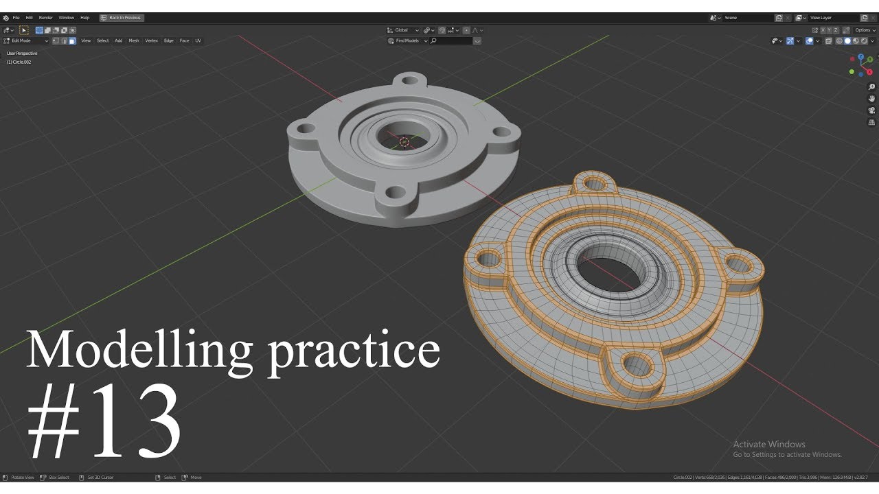Modelling practice #13 | Blender 2.82 | New - YouTube