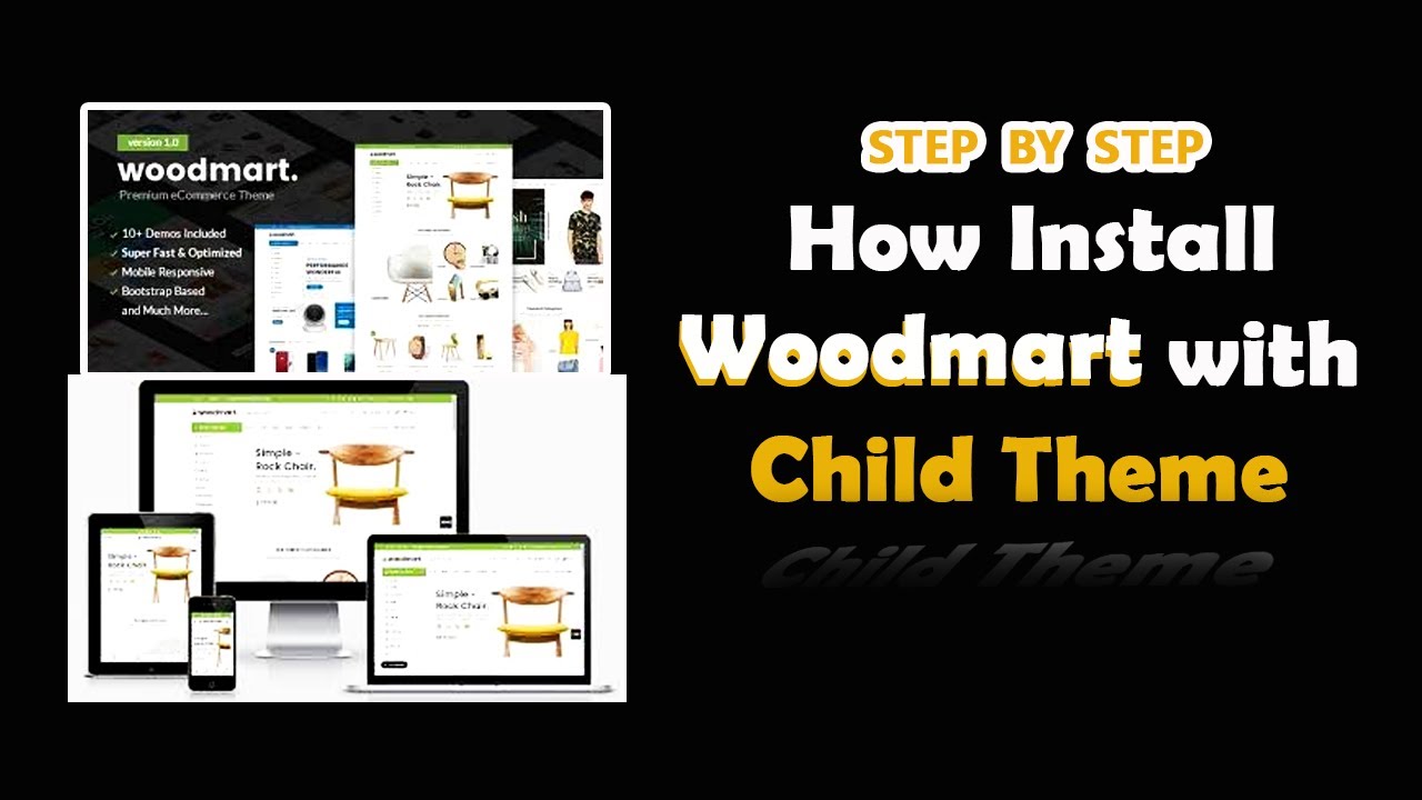 How Install Woodmart Theme with Child Theme - Demo Import. Bangla ...