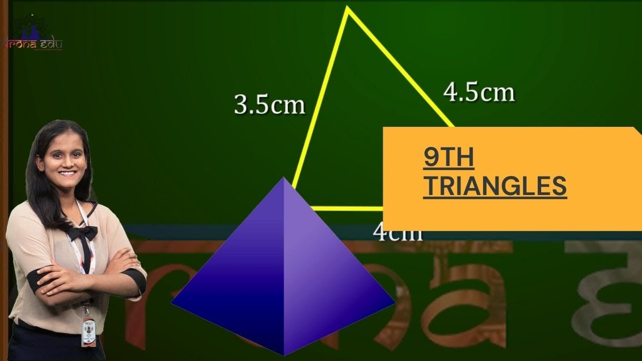 TRIANGLES || 9TH STANDARD || MATHEMATICS || DRONA EDU - YouTube