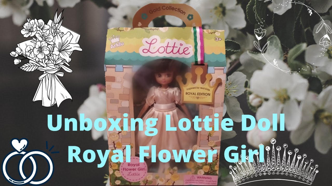 Unboxing Lottie Doll Royal Flower Girl - YouTube