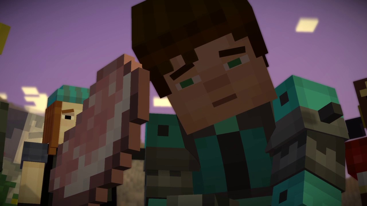 Saddest moment in minecraft story mode........ - YouTube