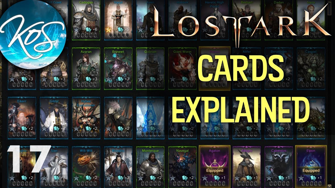Lost Ark - CARDS EXPLAINED & BOASTING BLACKSMITHS - First Look, Let's ...