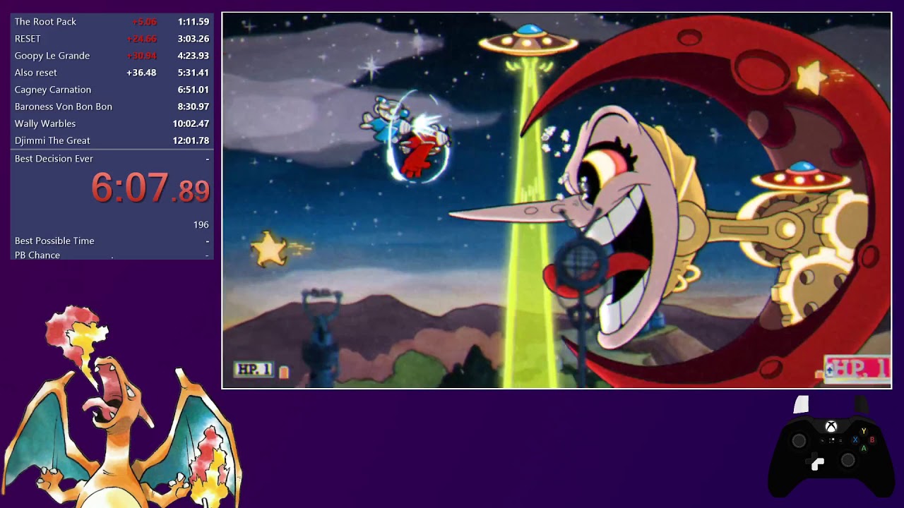 Cuphead speedrun - profslow