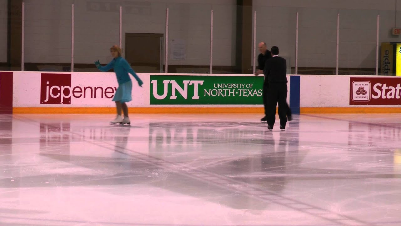 European and Fourteen Step Ice Dance Practice - YouTube