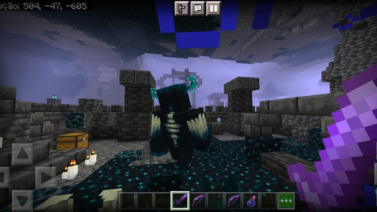 COMO ENCONTRAR A ANCIENT CITY E O WARDEN DA 1.19 DO MINECRAFT - YouTube