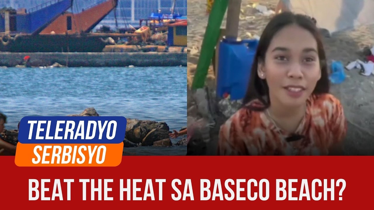 Residents swim at Baseco beach amid holiday break | Teleradyo Serbisyo ...