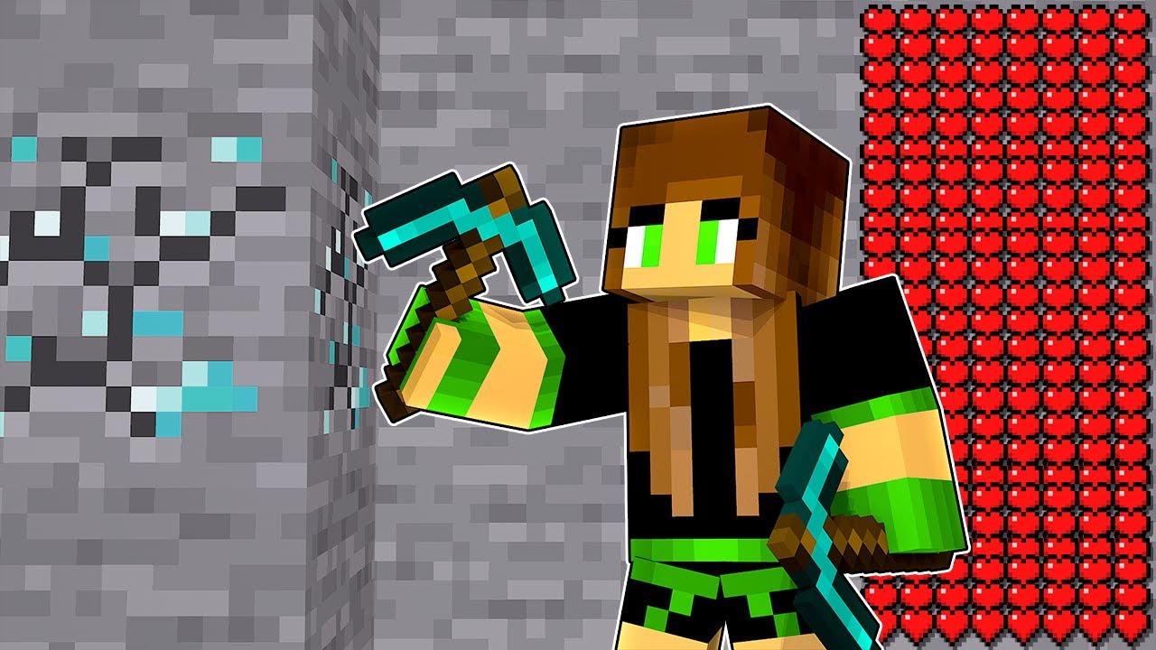 Minecraft Mas Cada Bloco Quebrado É 1 CoraÇÃo De Vida Youtube
