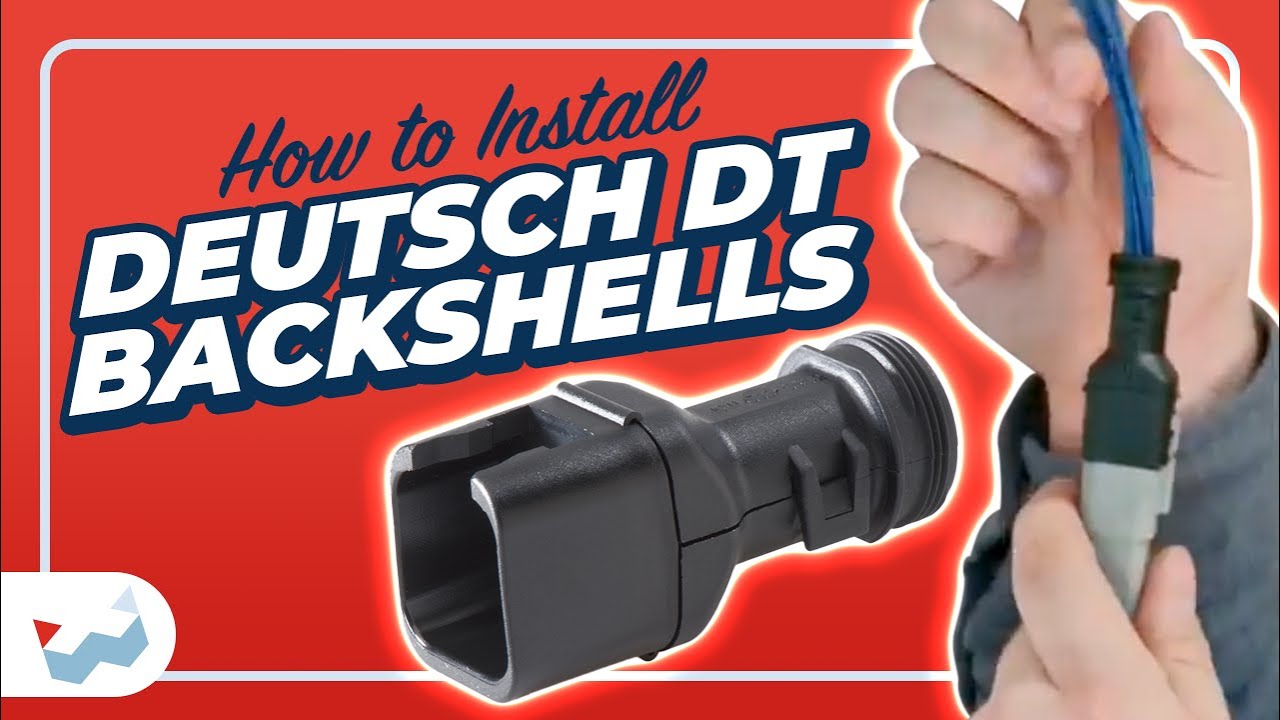 How to Install Deutsch DT Backshells - YouTube