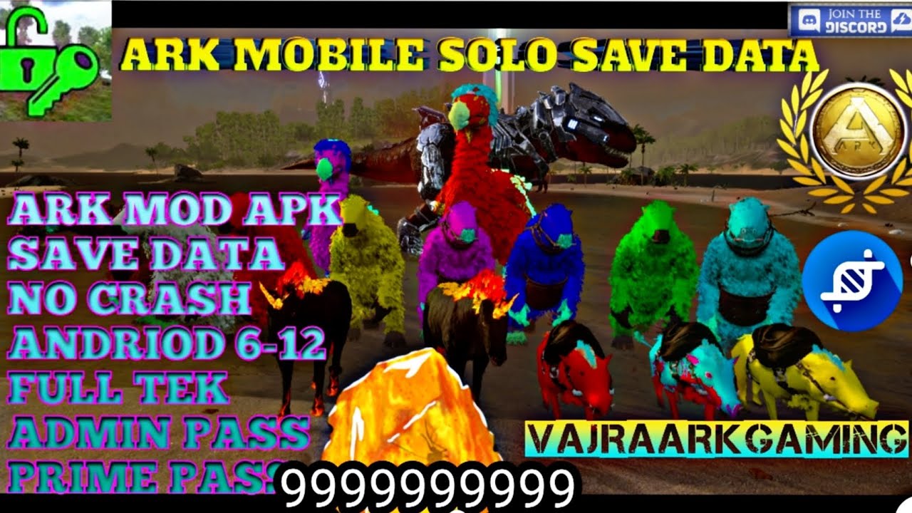 ARK MOBILE MOD APK TUTORIAL VIDEO VERSION 2.0.28 [ FREE GOD CONSOLE ...