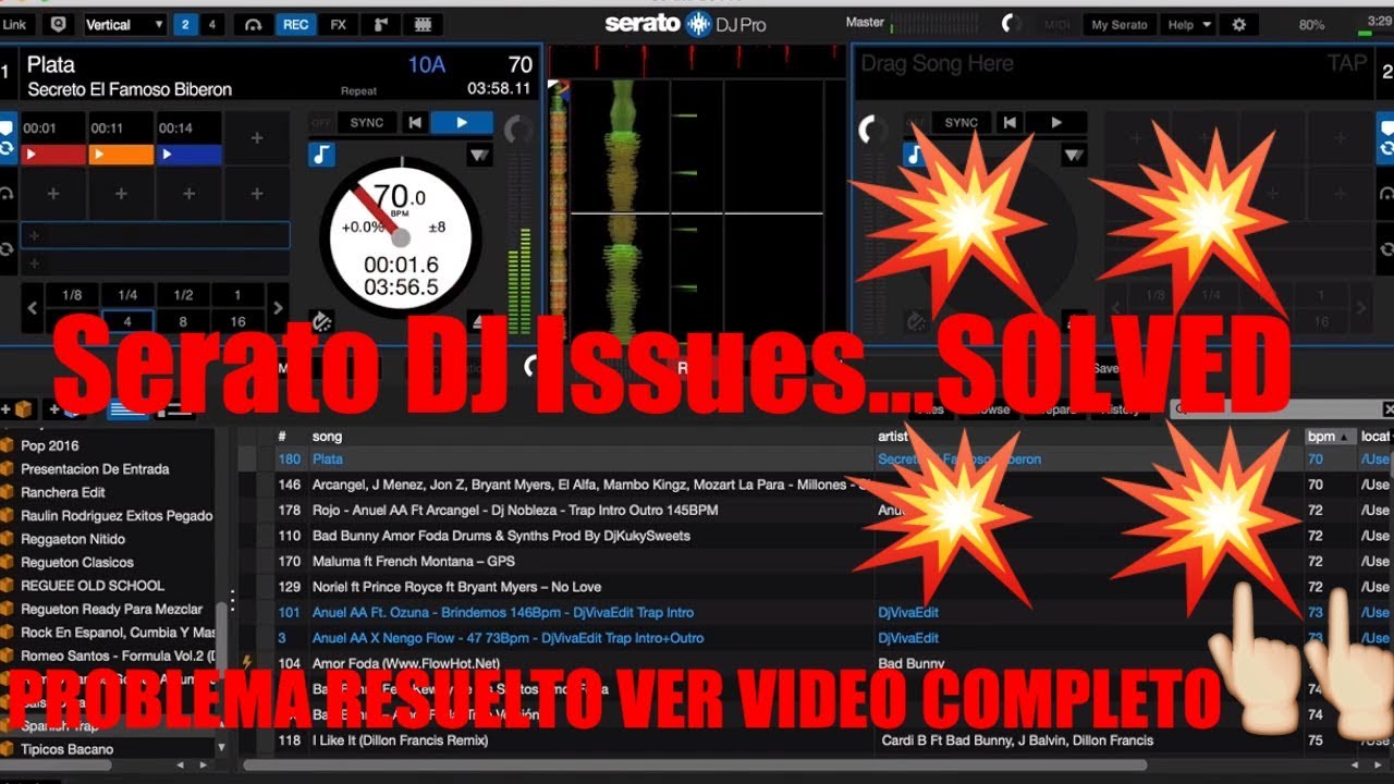 SERATO DJ ISSUES !!!SOLVED 2022!! PROBLEMA CON LA GRABACIÓN - YouTube
