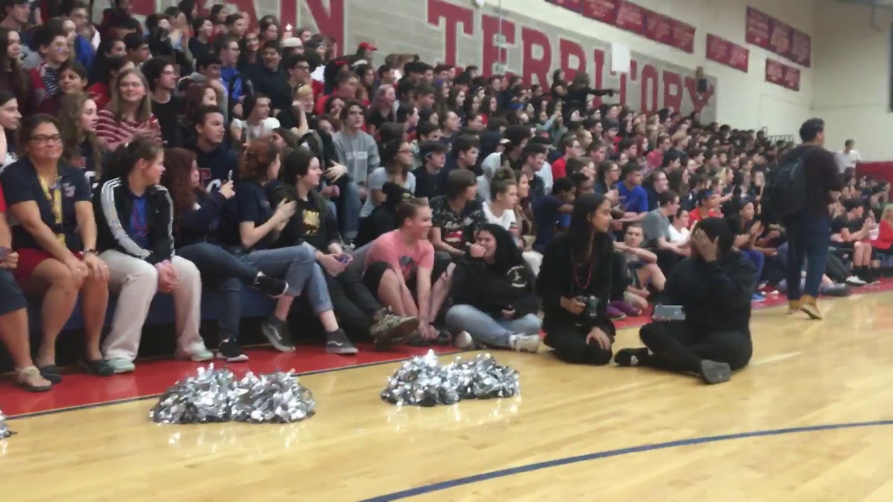 Pep Rally Cheer routine 2018 - YouTube