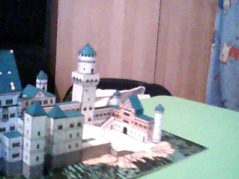 Neuschwanstein castle - paper model - YouTube