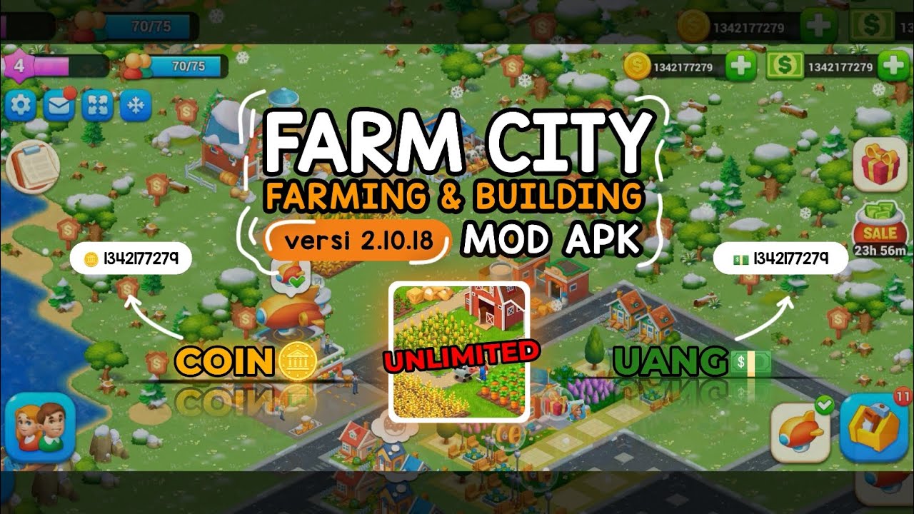 Farm City : Farming & Building v.2.10.18 [MOD APK] Unlimited Coin ...