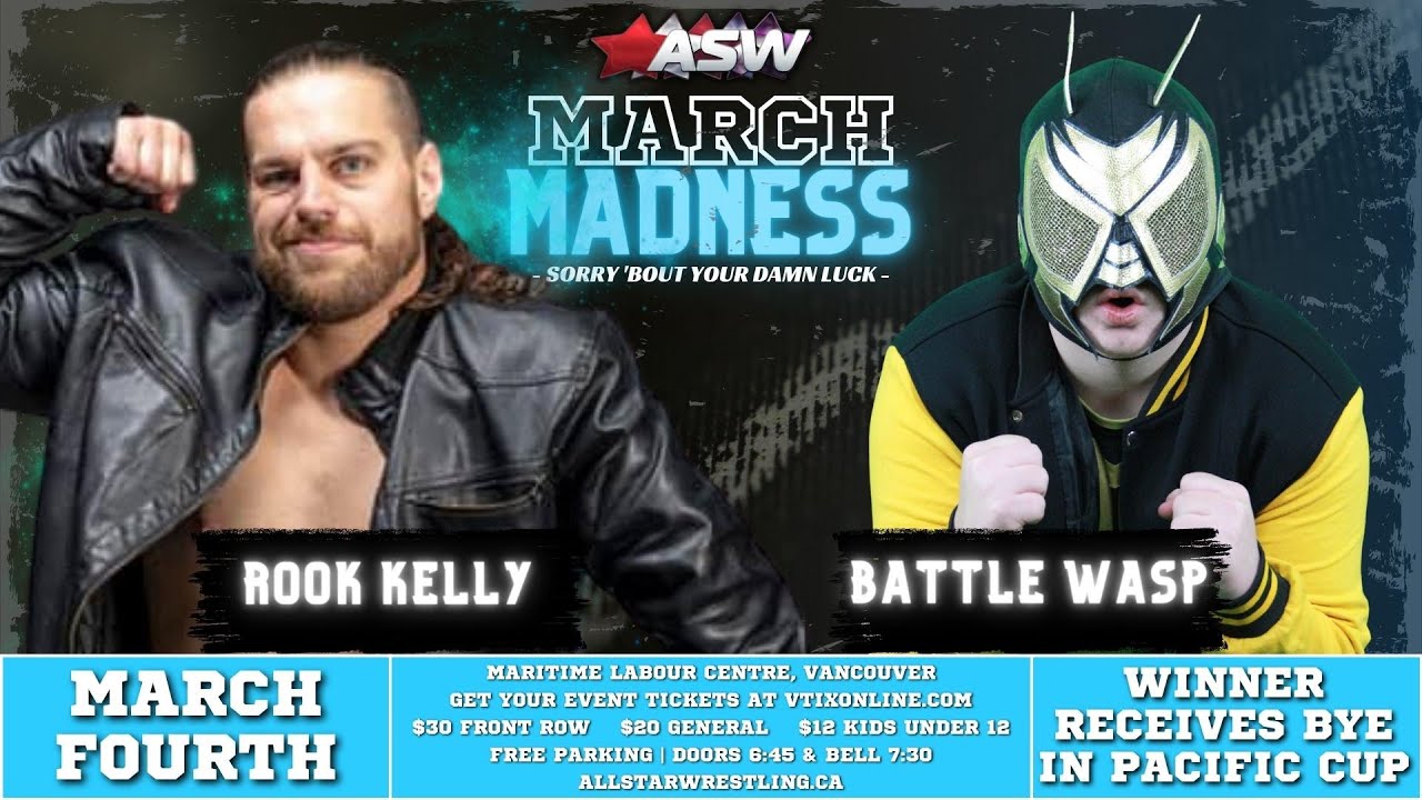 Rook Kelly vs. Battle Wasp | 2023.03.04 | All Star Wrestling - YouTube