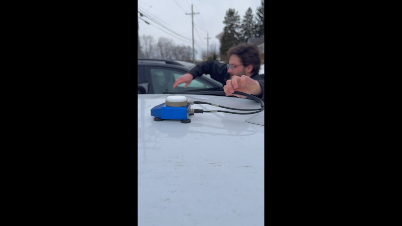 Brake Test using GeneSys ADMA-SPEED - YouTube