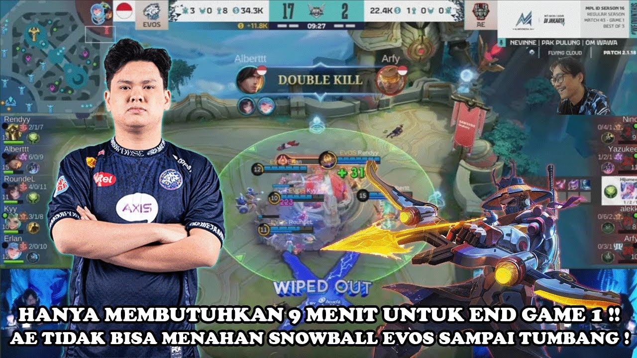Hanya Membutuhkan 9 Menit untuk End Game 1 Melawan AE !! - YouTube