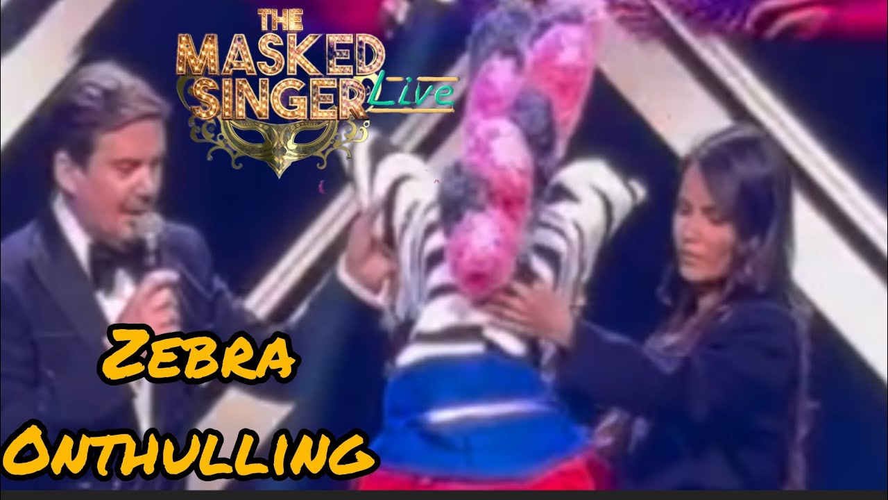 Zebra // onthulling // the masked singer live (avondshow) nederland ...