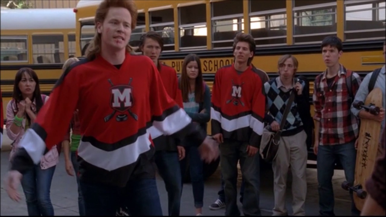 Glee - Puck fights with Rick 'the stick' nelson 3x20 - YouTube