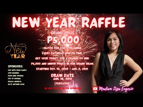 NEW YEAR RAFFLE 2021 LAUNCHING - YouTube