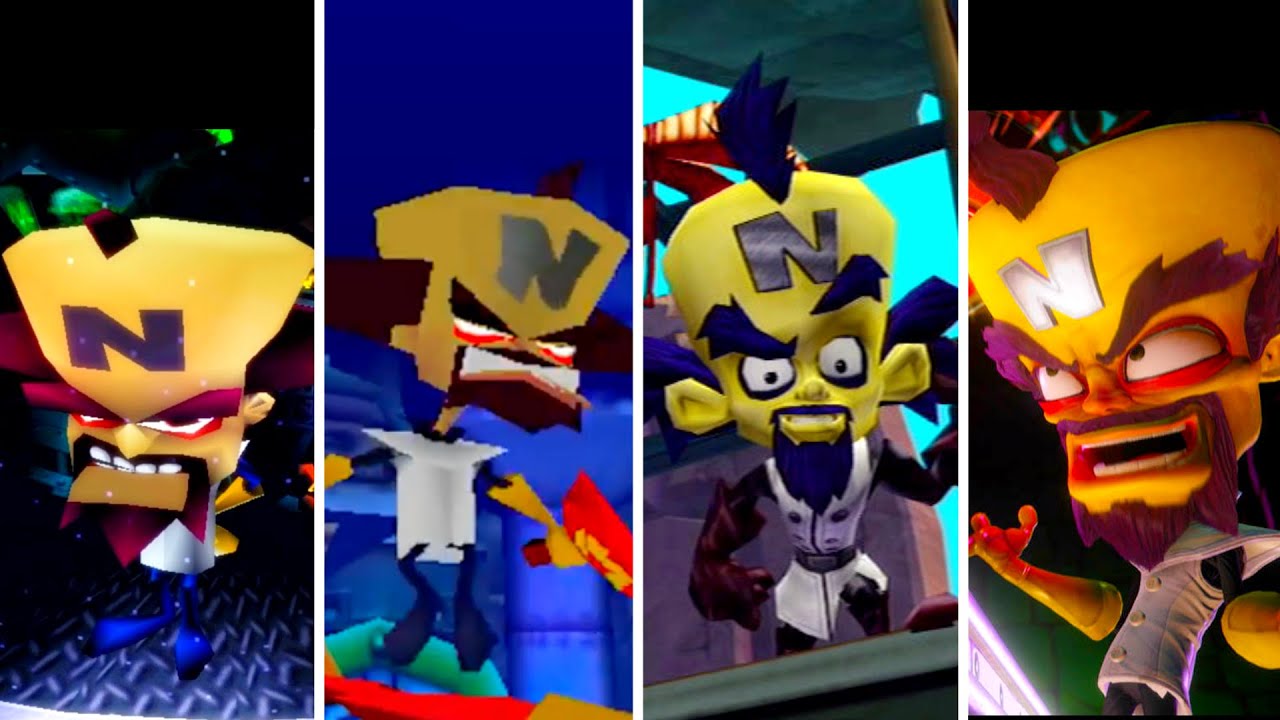 Evolution of Dr. Neo Cortex Battles in Crash Bandicoot Games 1996-2020 ...
