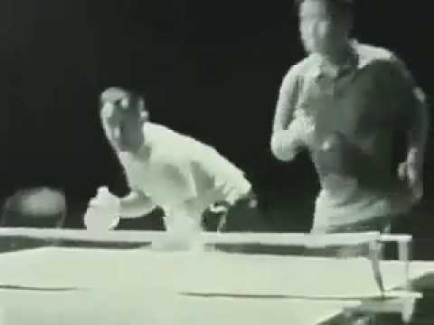 Bruce Lee Playing Table tennis w/ Nun-chucks! & More! - YouTube