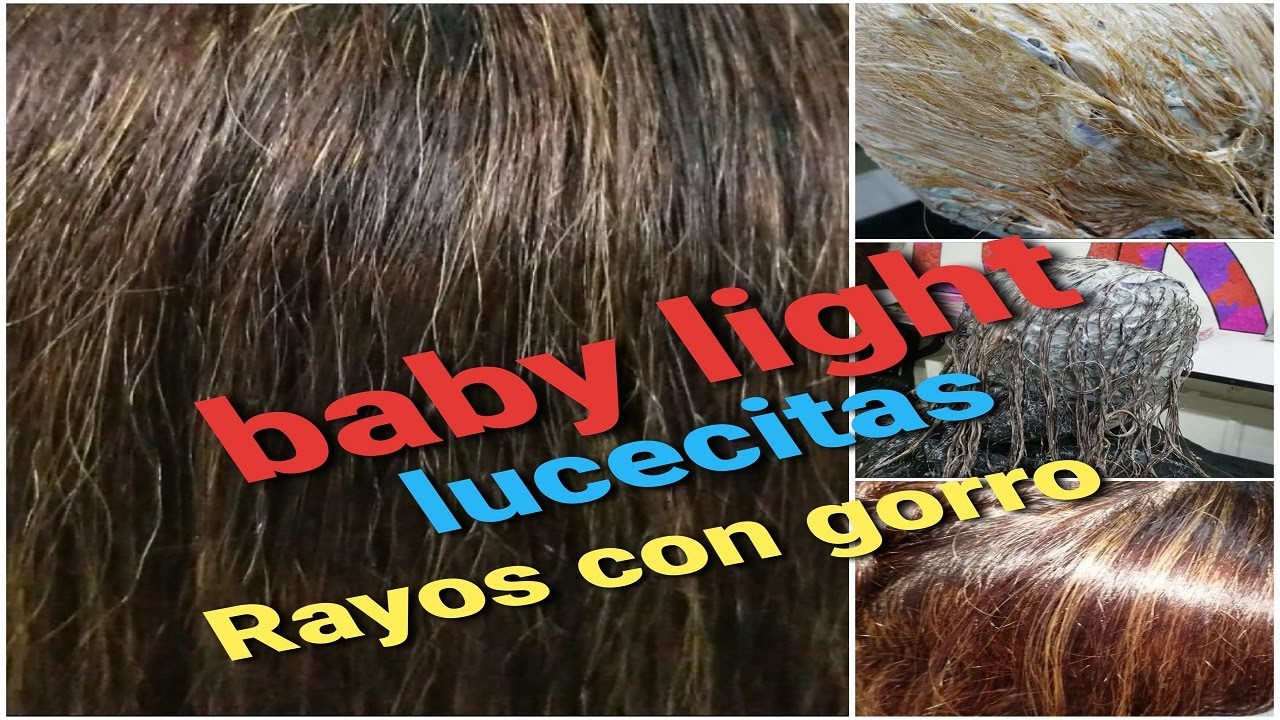 Rayos con gorro / baby light / luz en el cabello / clase 100 / teacher ...