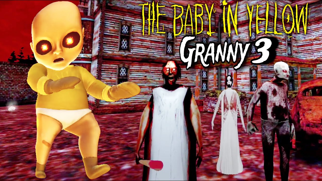 Granny 3 Nightmare Gate Escape To The Baby In Yellow Rabbit Chapter ...