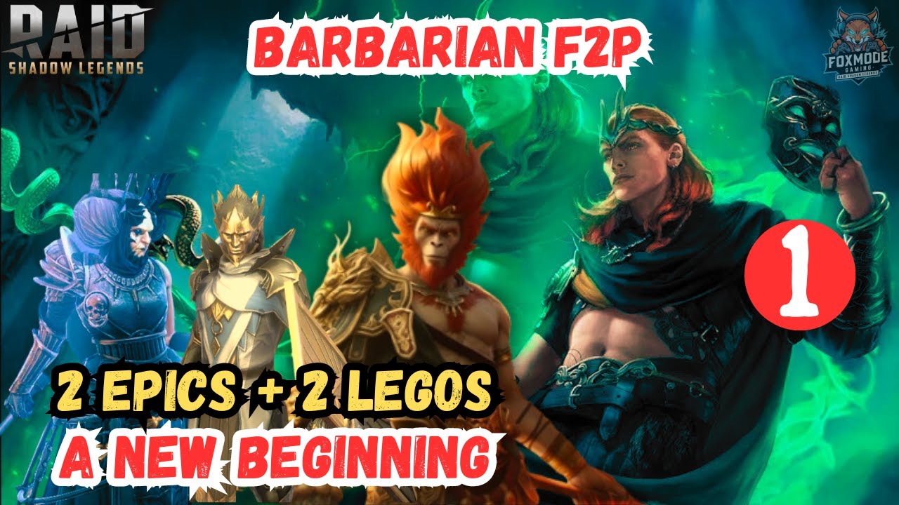 FRESH START in Raid Shadow Legends with Barbarian F2P Series! - YouTube