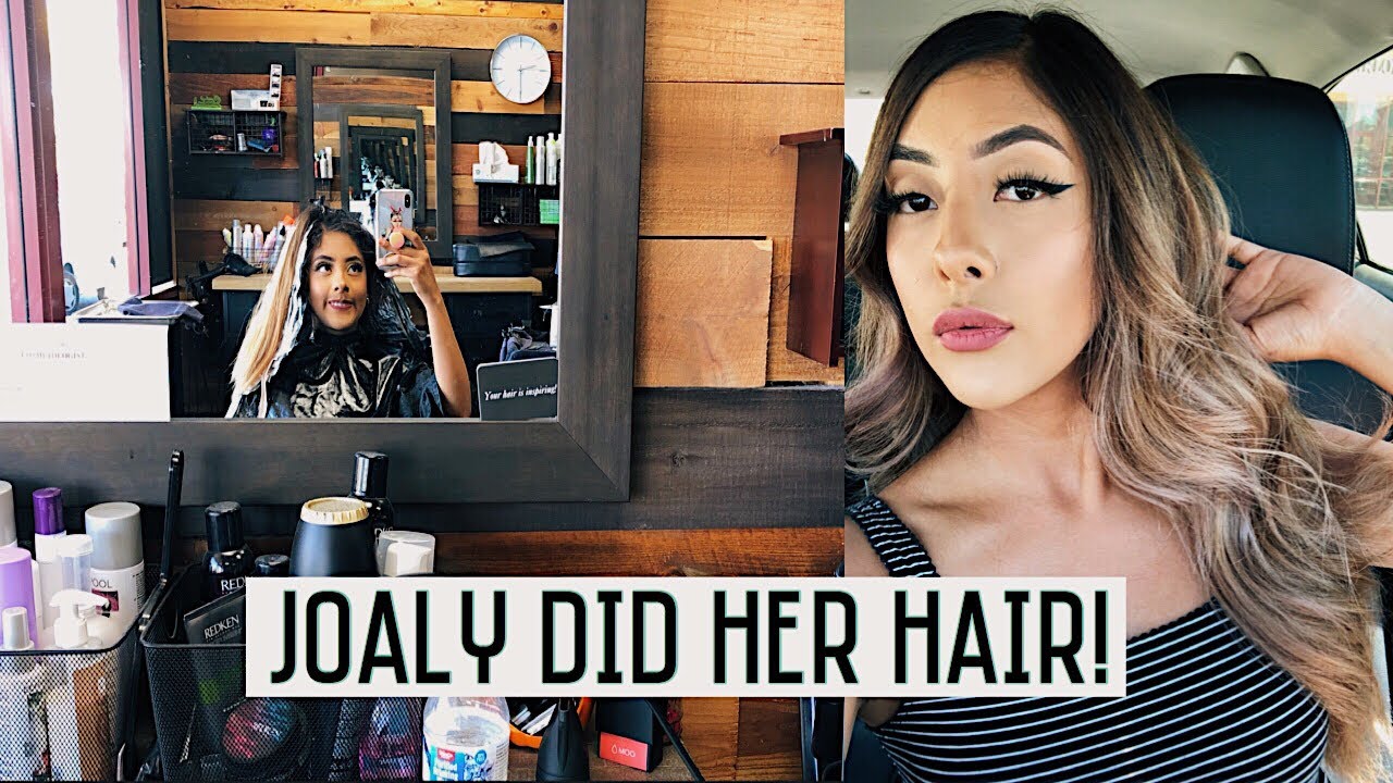 JOALY DID HER HAIR! | VLOG - YouTube