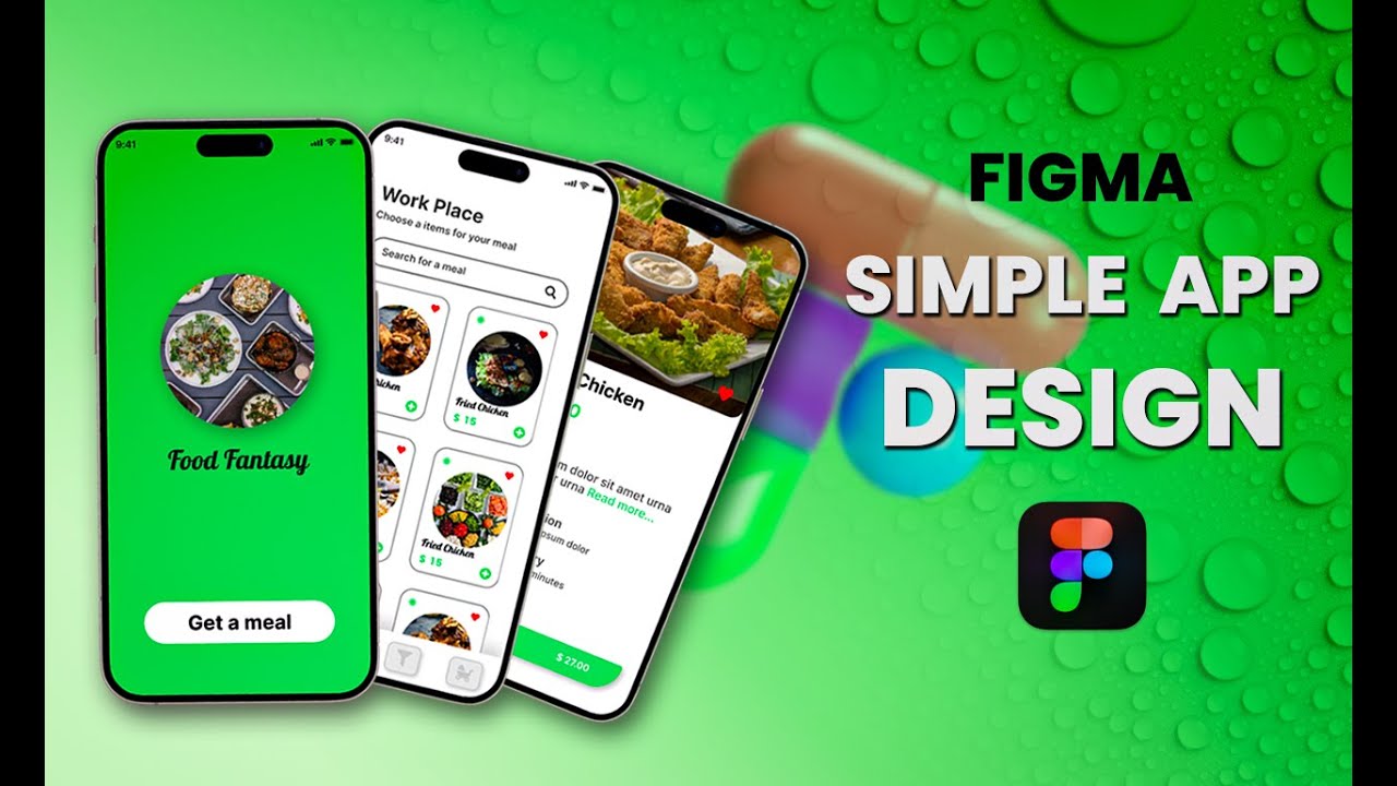 Simple Food App Design In Figma - YouTube