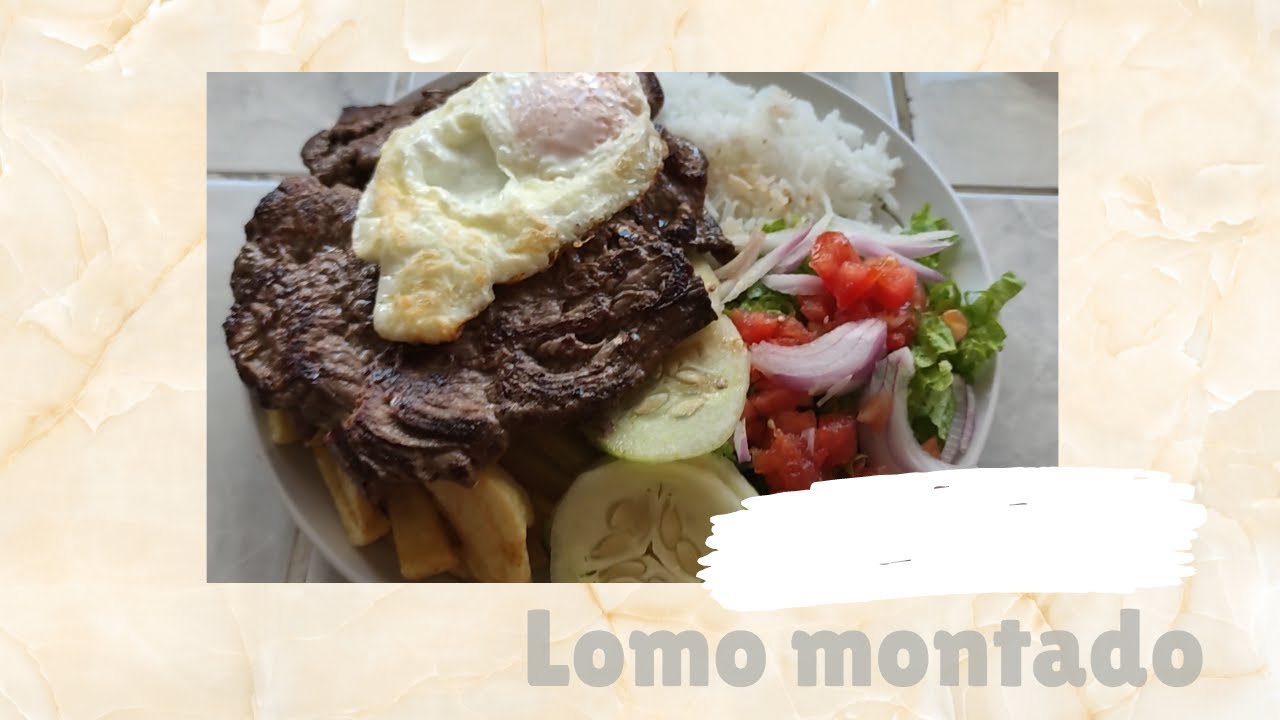 Lomo montado (receta facil) - YouTube