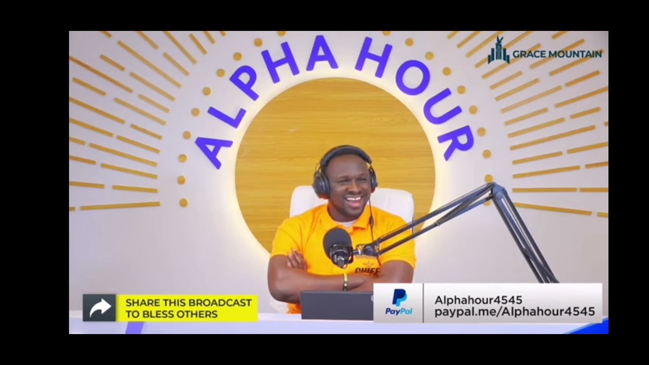 Pastor Elvis Agyemang Shares How ALPHA HOUR Started and got its Name ...