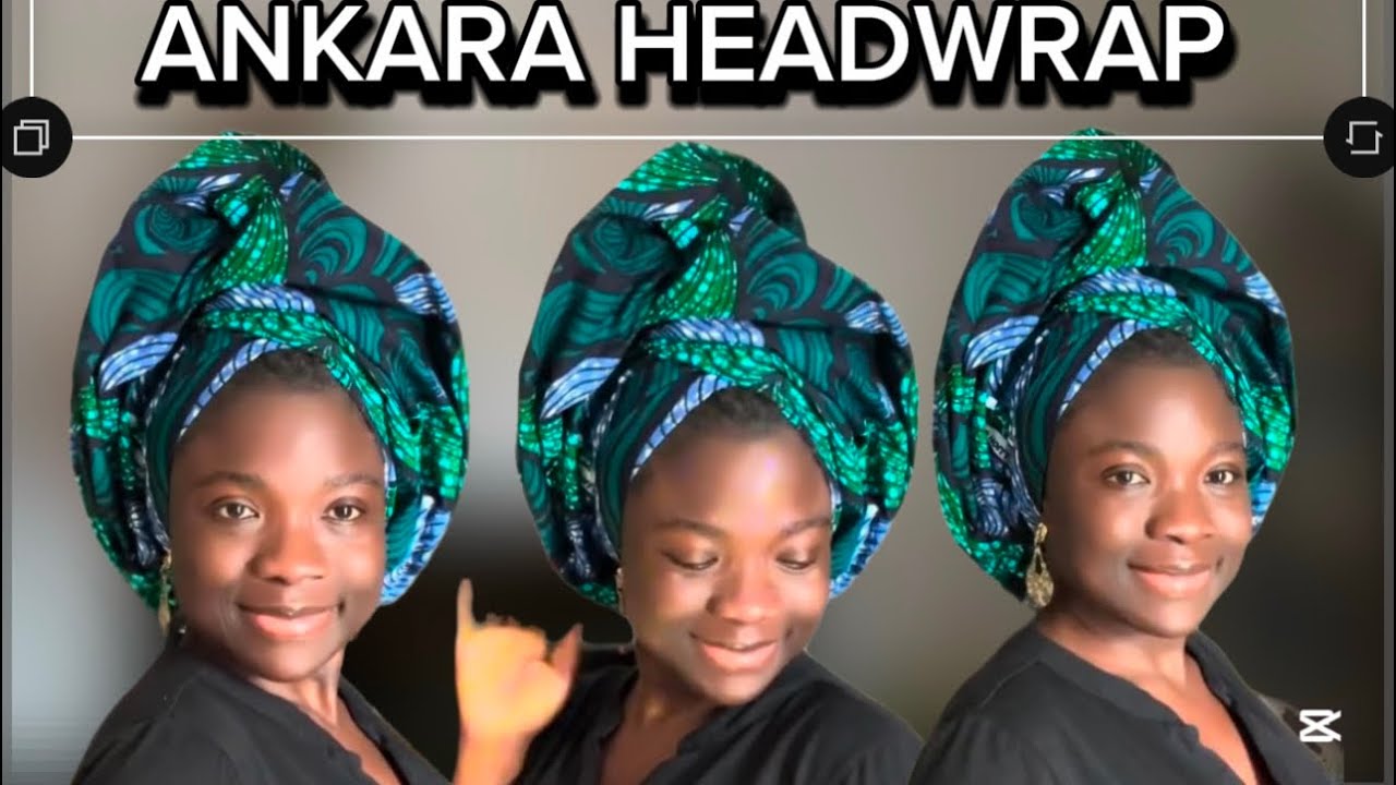 ANKARA HEADWRAP TUTORIAL || TURBAN HEADTIE - YouTube