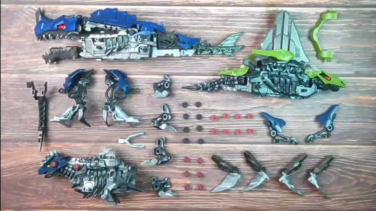 Assemble robot dinosaurs dimetrodon, mozasaurus, pachycepalosaurus ...