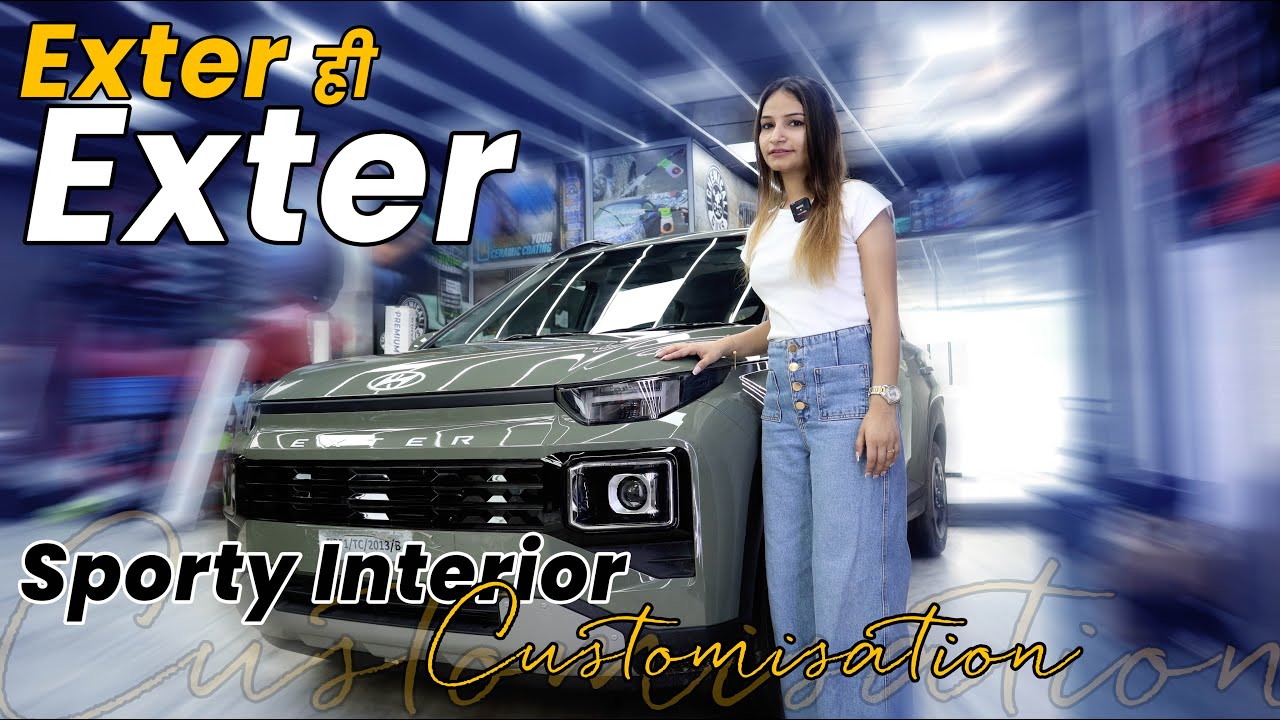 Exter Interior Modification | Hyundai Exter | Sporty Interior | First ...