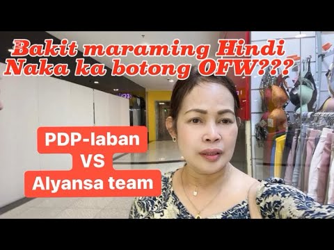 PDP-Laban VS Alyansa team OFW survey Riyadh - YouTube