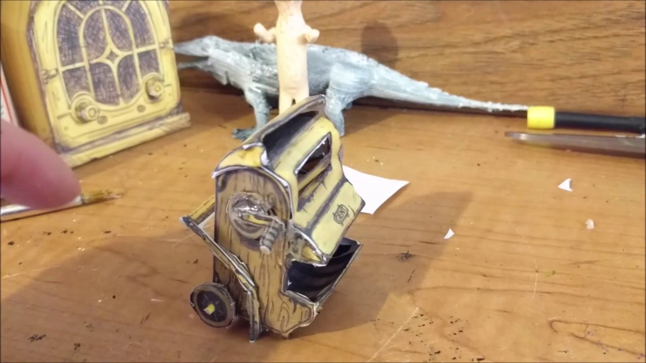 Bendy Ink Maker Papercraft - YouTube
